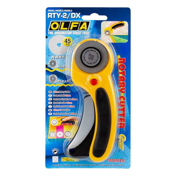 OLFA - 45 mm Deluxe Ergonomic Rotary Cutter – The Stitch Inn