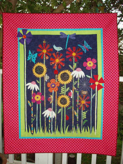 Flying Fish Kits - by Wendy Williams - Bugs and Blooms Quilt Pattern ...
